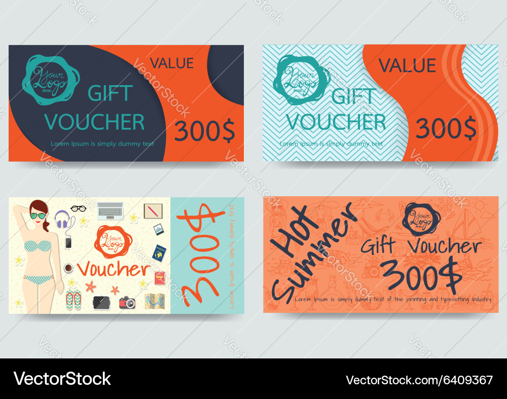 Voucher Royalty Free Vector Image - VectorStock