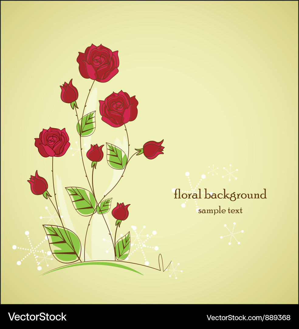 Garden Royalty Free Vector Image - VectorStock