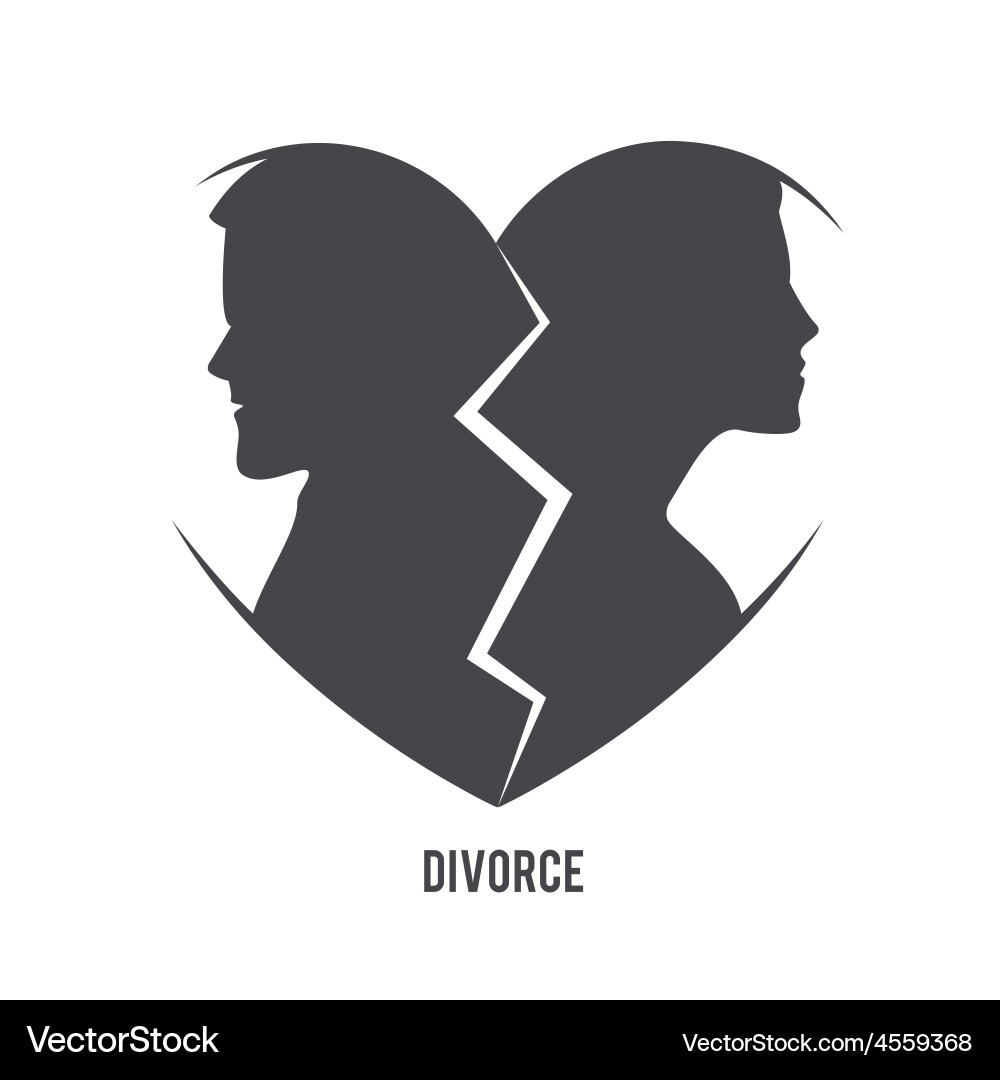 Relationship Breakdown Concept Royalty Free Vector Image