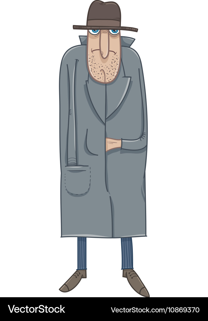 Ruffian cartoon Royalty Free Vector Image - VectorStock