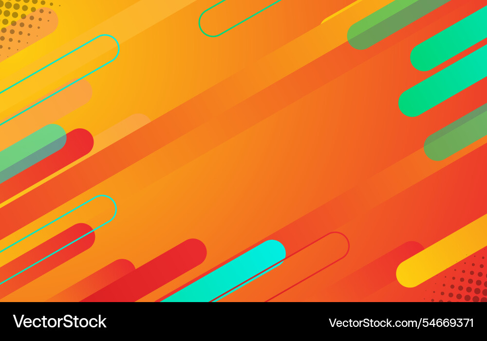 Abstract geometric dynamic line shape background Vector Image