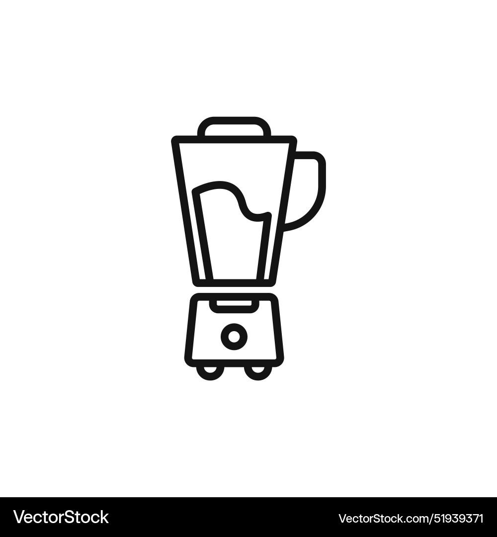 Blender icon logo sign outline Royalty Free Vector Image