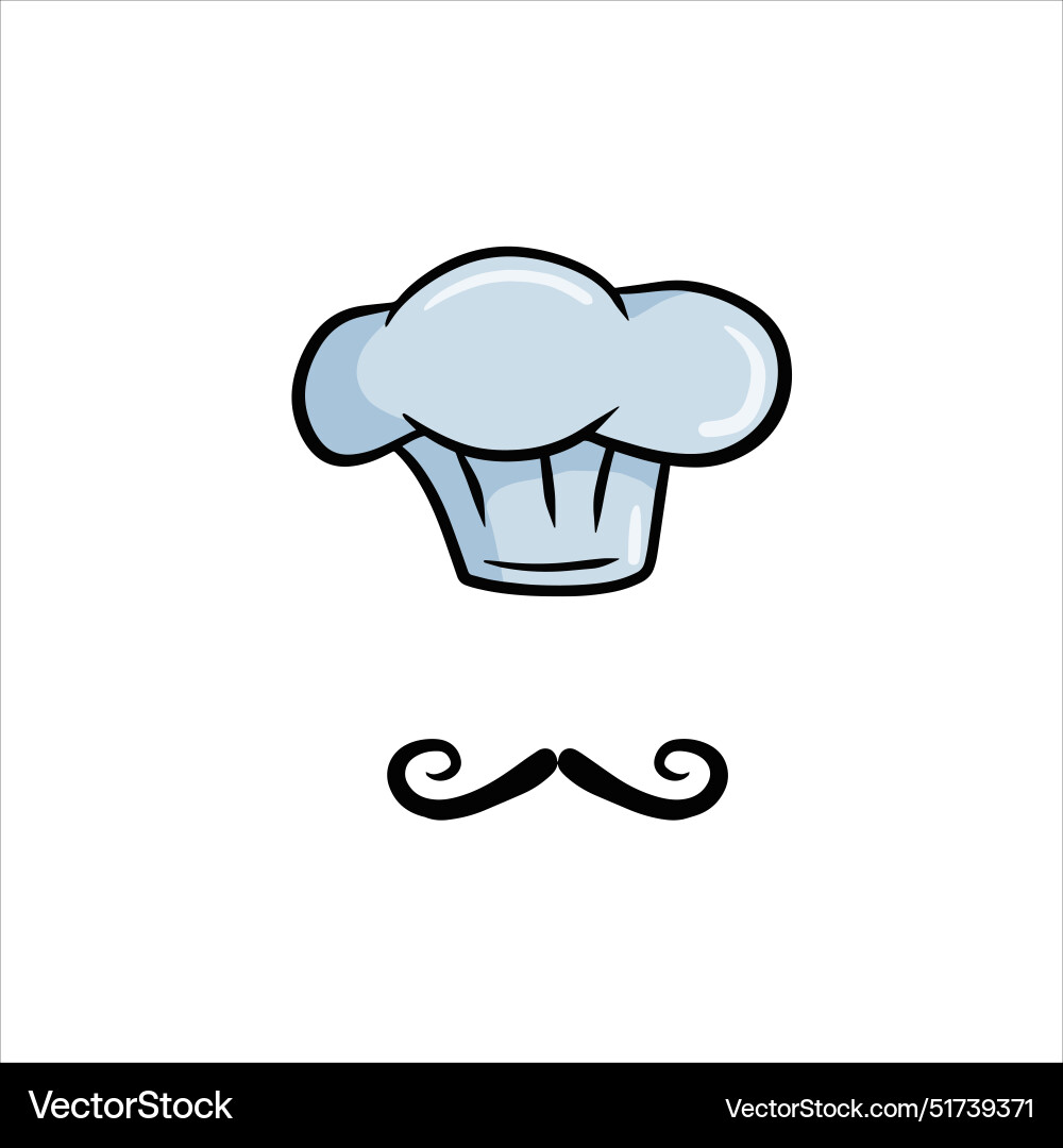 Chef cap cook sign Royalty Free Vector Image - VectorStock
