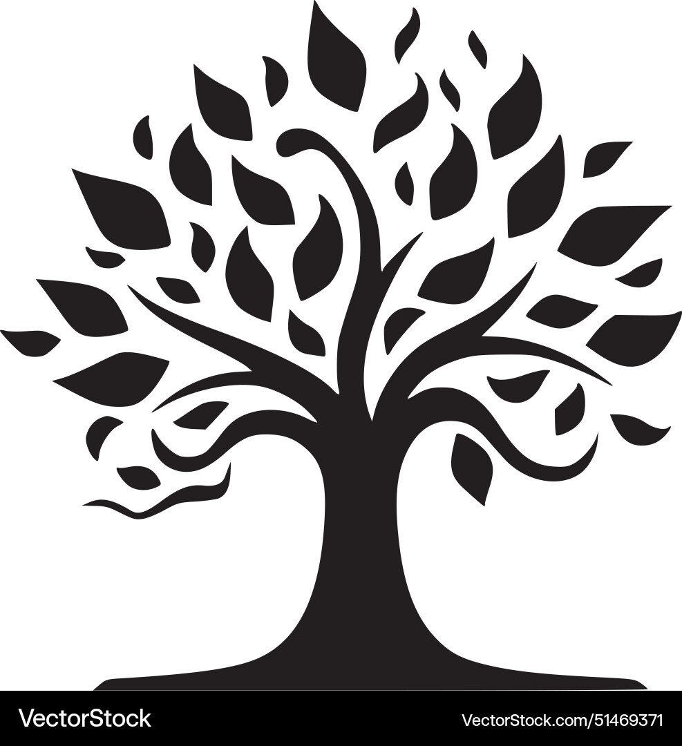 Tree - high quality logo ideal for t-shirt Vector Image