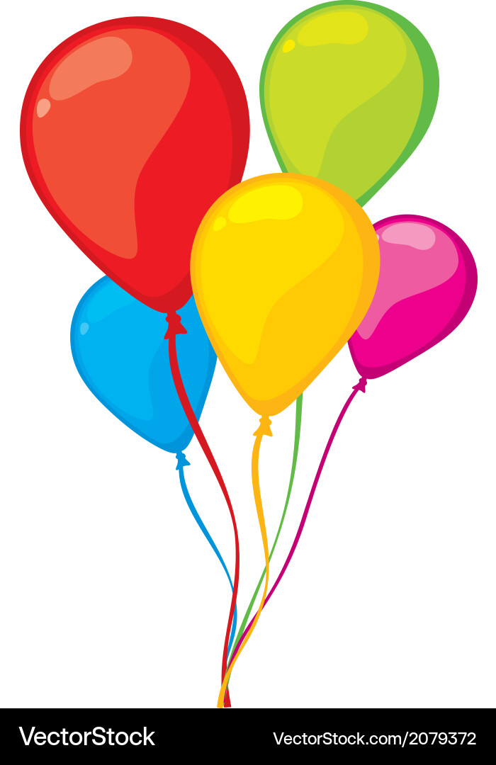 Balloons Royalty Free Vector Image - VectorStock
