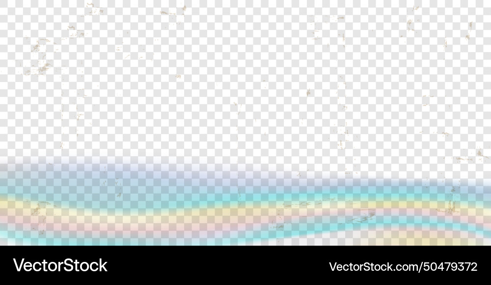 Distressed old film background with rainbow glow Vector Image