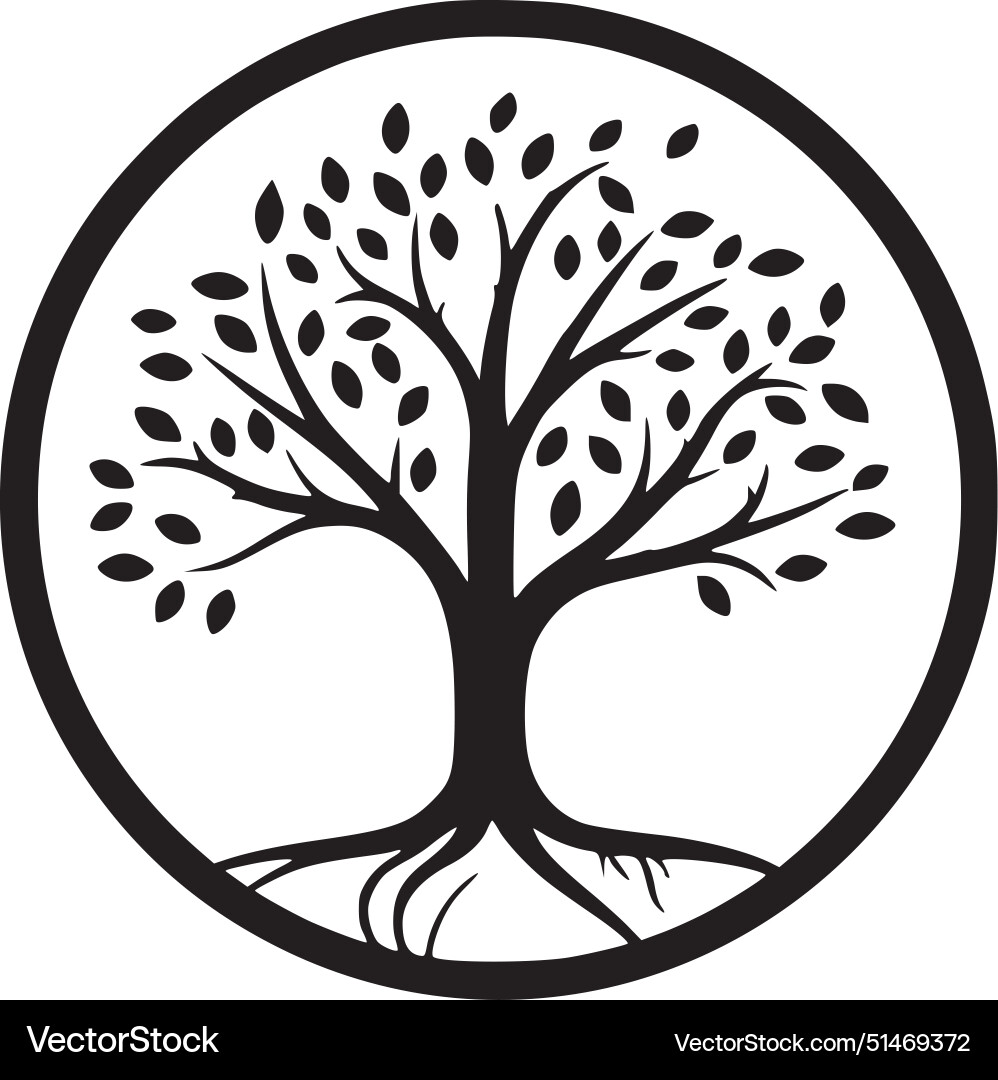 Tree - high quality logo ideal for t-shirt Vector Image