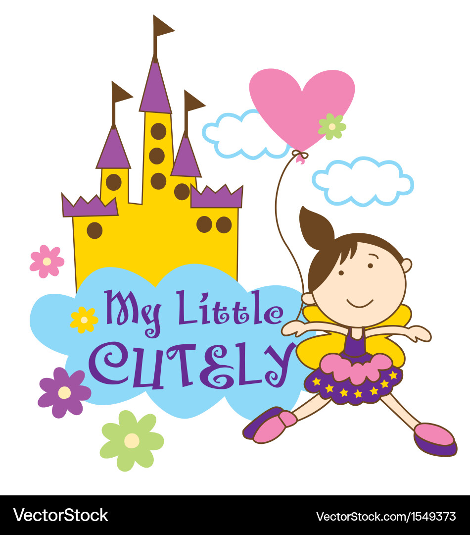 Little girl Royalty Free Vector Image - VectorStock