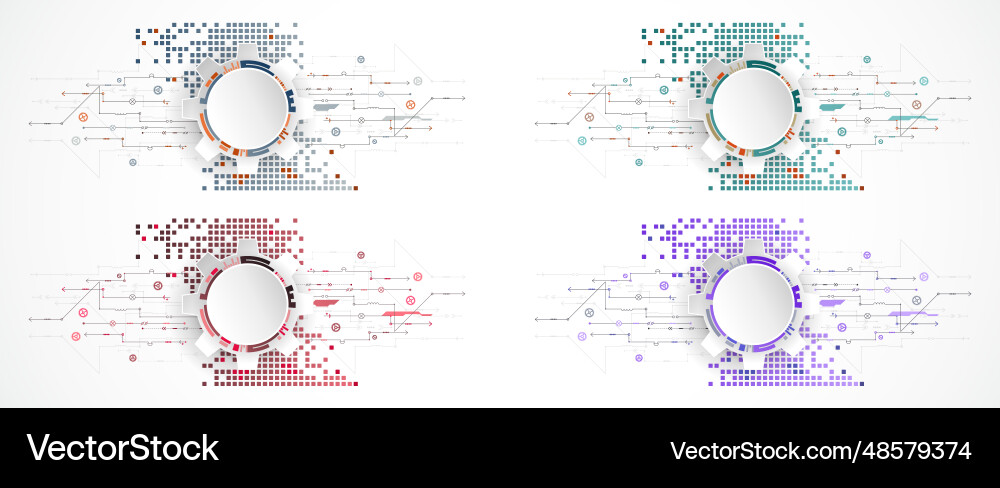 Abstrakte Technologie Hintergrundzahnräder Kunst Thema