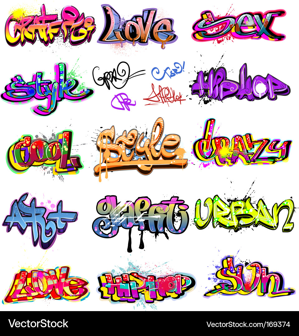 Rap Letters Vector Images (über 1,500)
