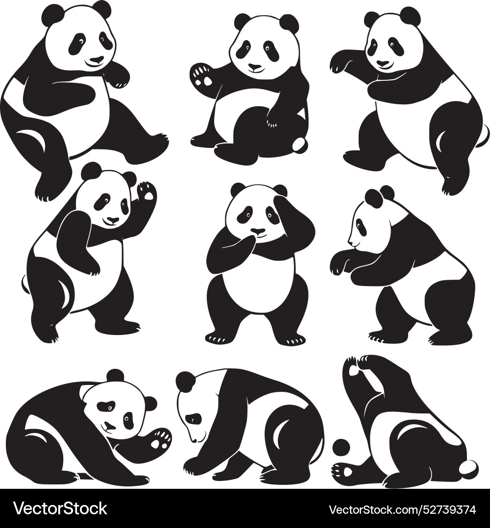 Panda Royalty Free Vector Image - VectorStock