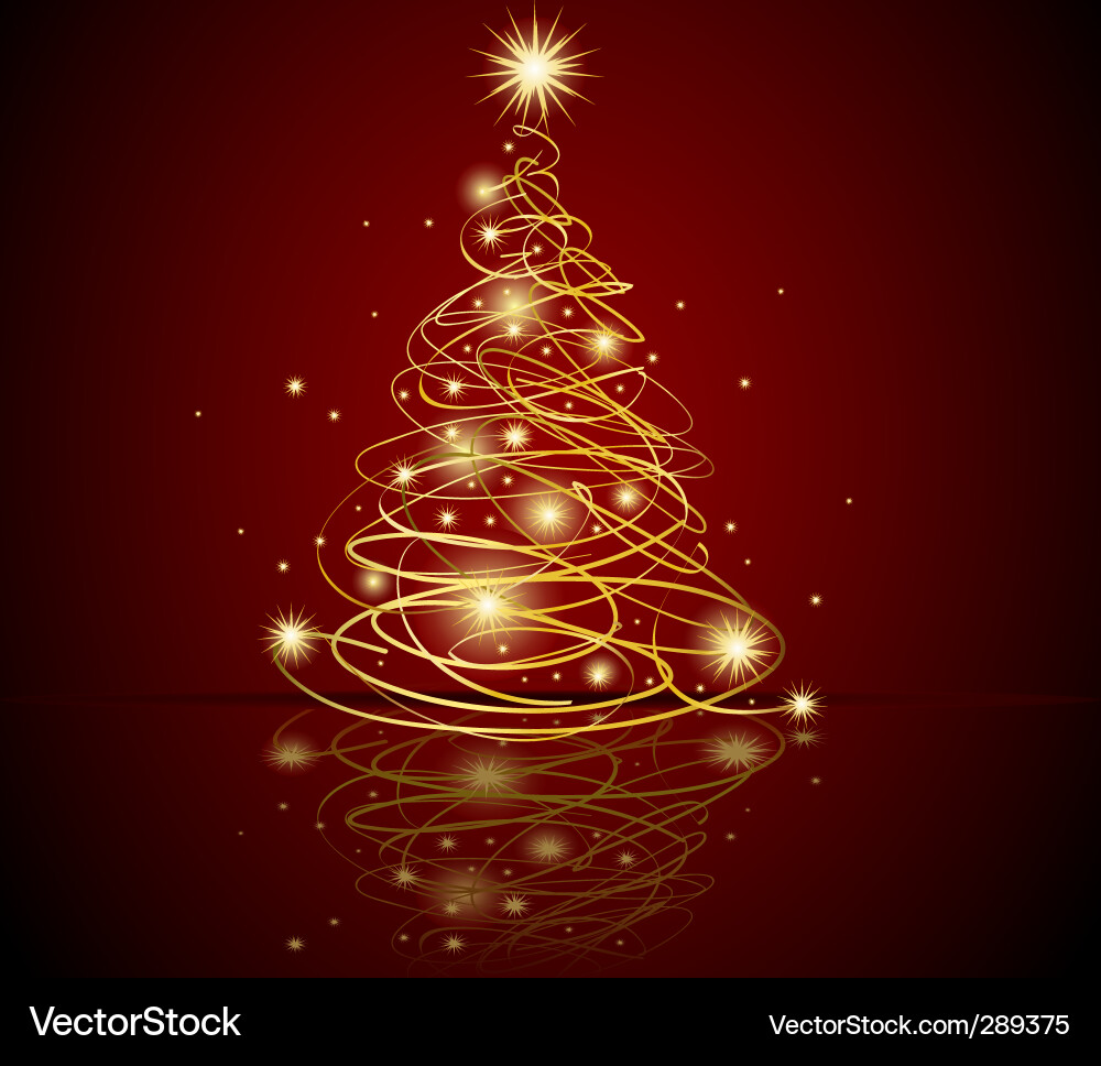 Christmas tree Royalty Free Vector Image - VectorStock