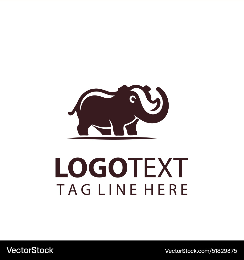 Hippo logo Royalty Free Vector Image - VectorStock