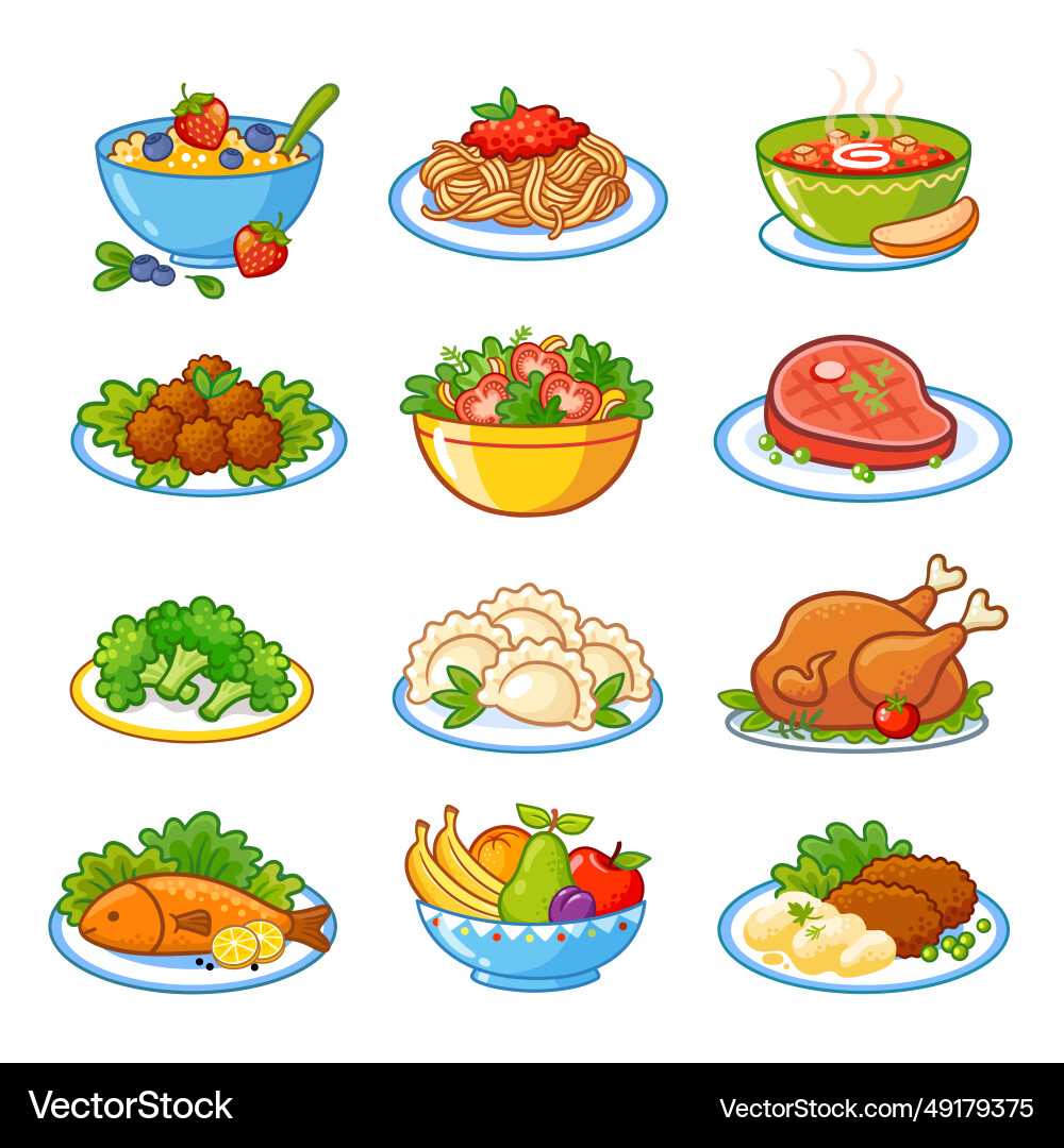 Dish Cartoon Vector Images (over 66,000)