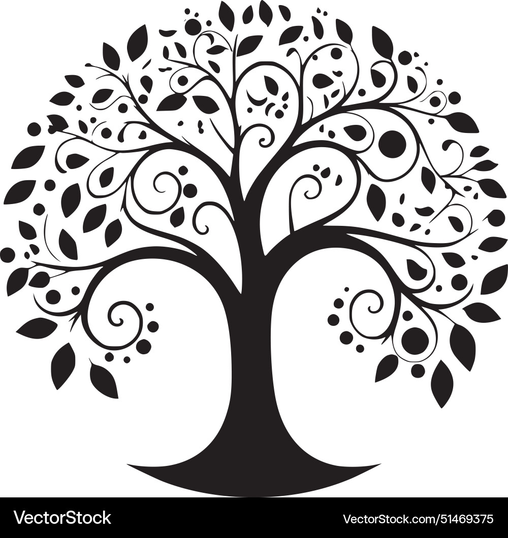 Tree - high quality logo ideal for t-shirt Vector Image