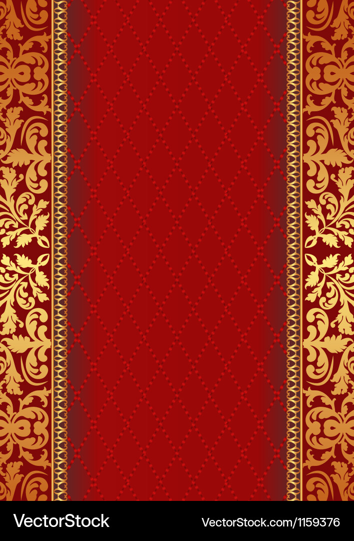 Decorative red background Royalty Free Vector Image