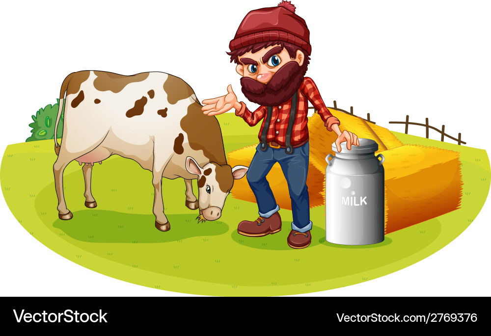 Farmer Royalty Free Vector Image - VectorStock