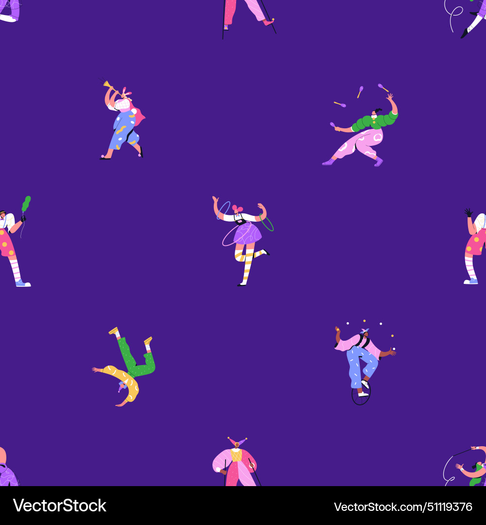 Seamless carnival pattern festival background Vector Image