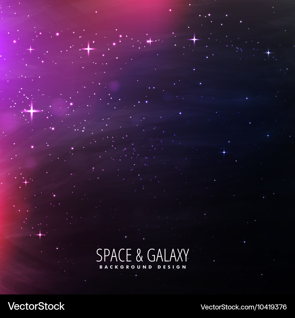 Stunning Space Lights Background Royalty Free Vector Image