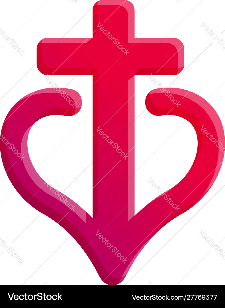 Red cross icon cartoon style Royalty Free Vector Image