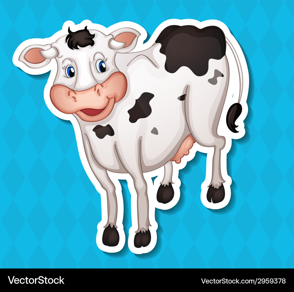 Cow Royalty Free Vector Image - VectorStock