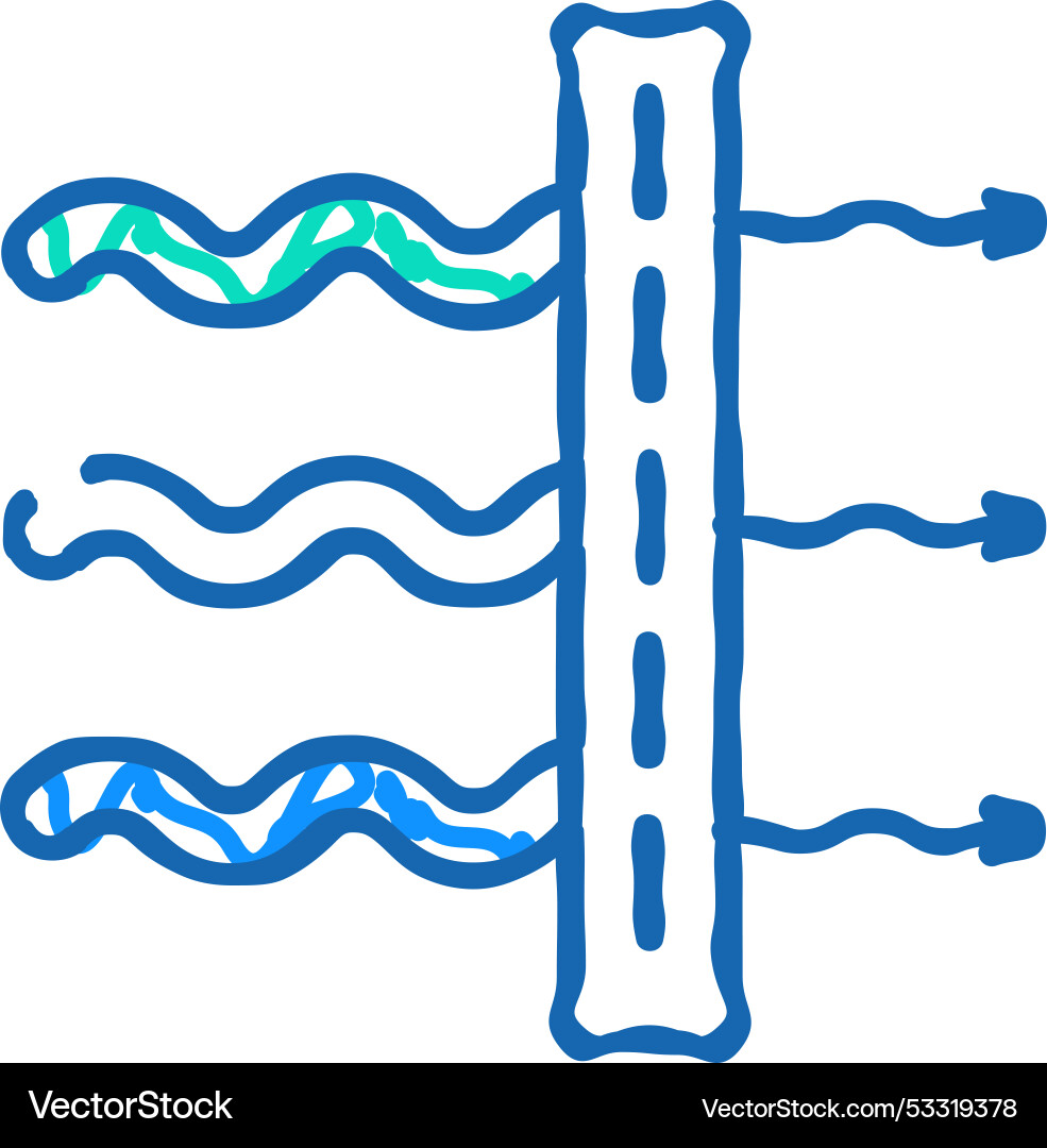 Filter air icon doodle Royalty Free Vector Image