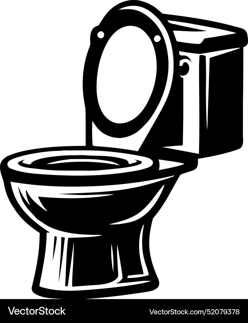 Toilet seat image Royalty Free Vector Image - VectorStock