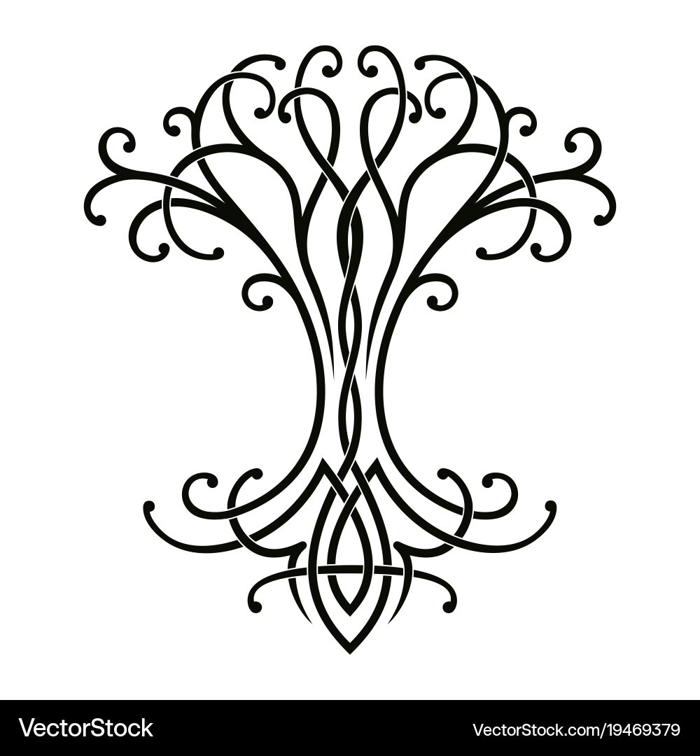 Simple Celtic Tree Of Life