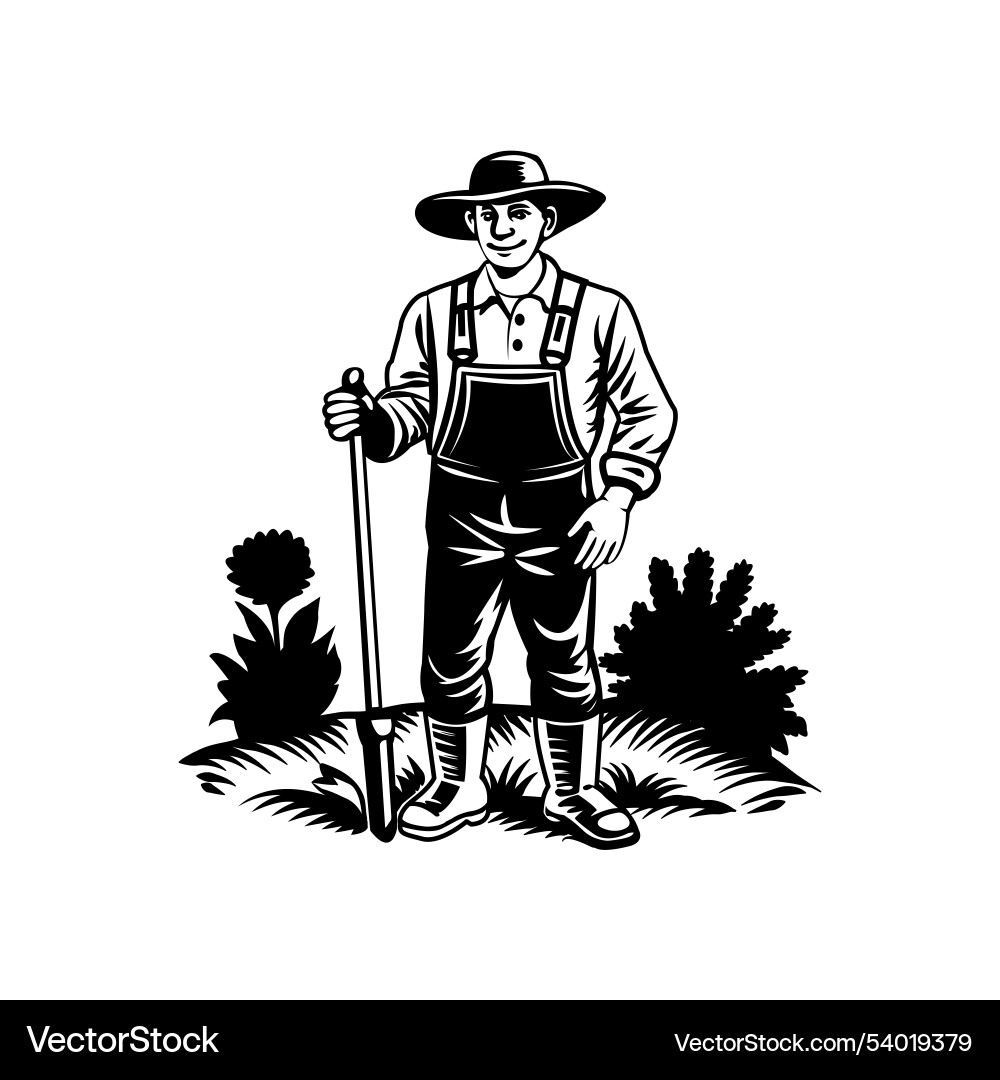 Farmer Royalty Free Vector Image - VectorStock