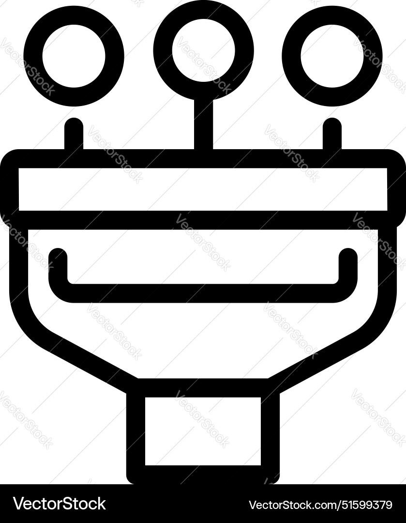 Smart farm sensor collecting data from plants Vector Image