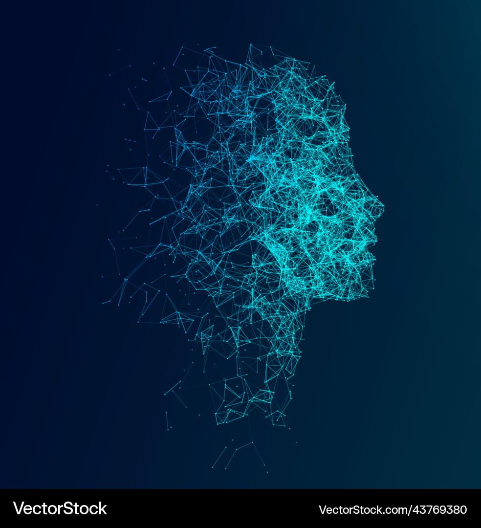 Artificial Intelligence Neural Network Royalty Free Vector