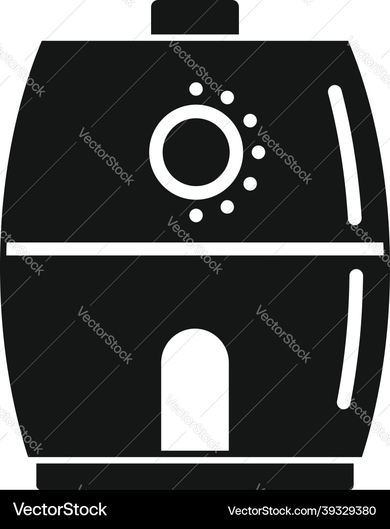 Cooking fry appliance icon simple deep Royalty Free Vector