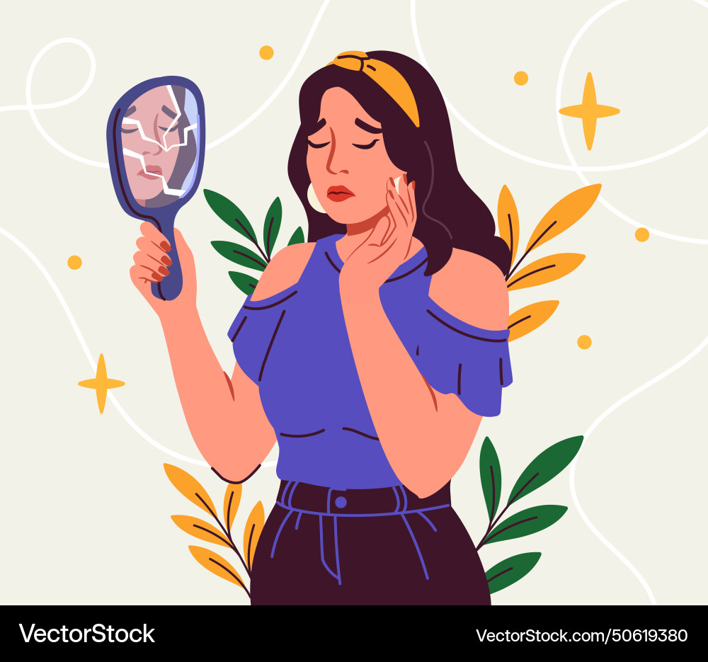 Feeling of despair concept Royalty Free Vector Image