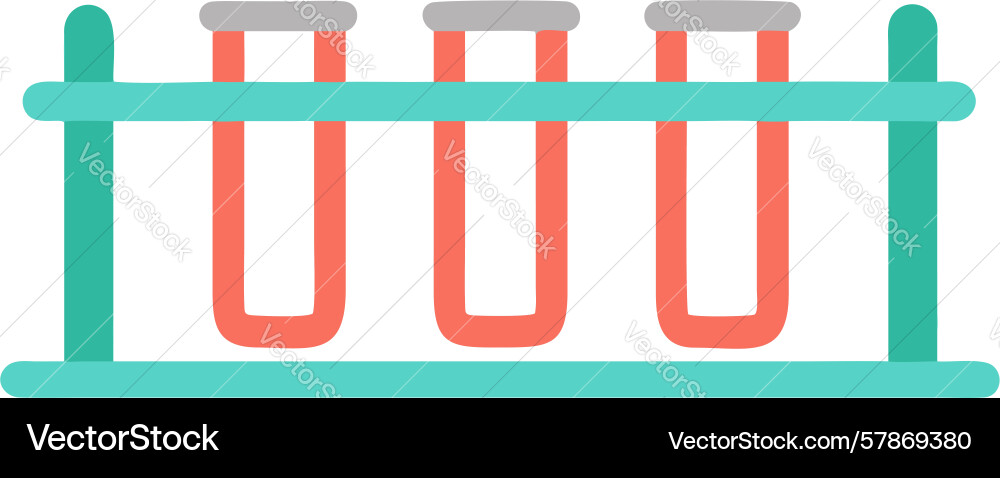 Pink test tube - chemistry lab sample icon – Royalty-Free Vector ...