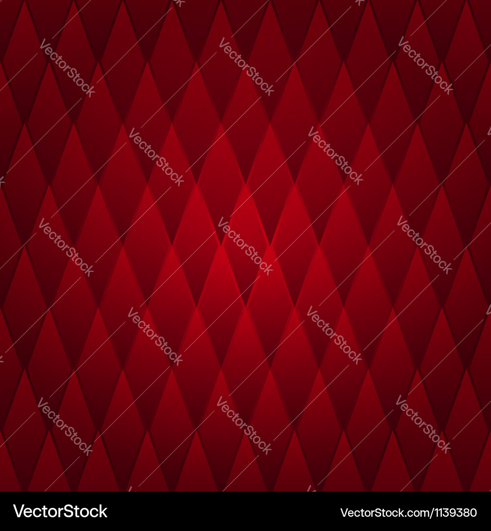 Red Rhombus Pattern Background Royalty Free Vector Image