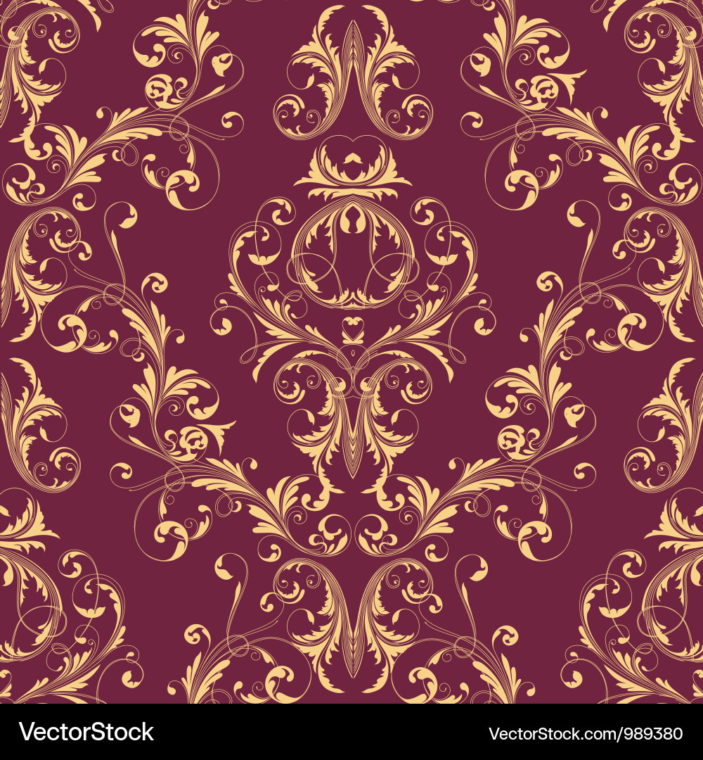 Victorian seamless pattern Royalty Free Vector Image