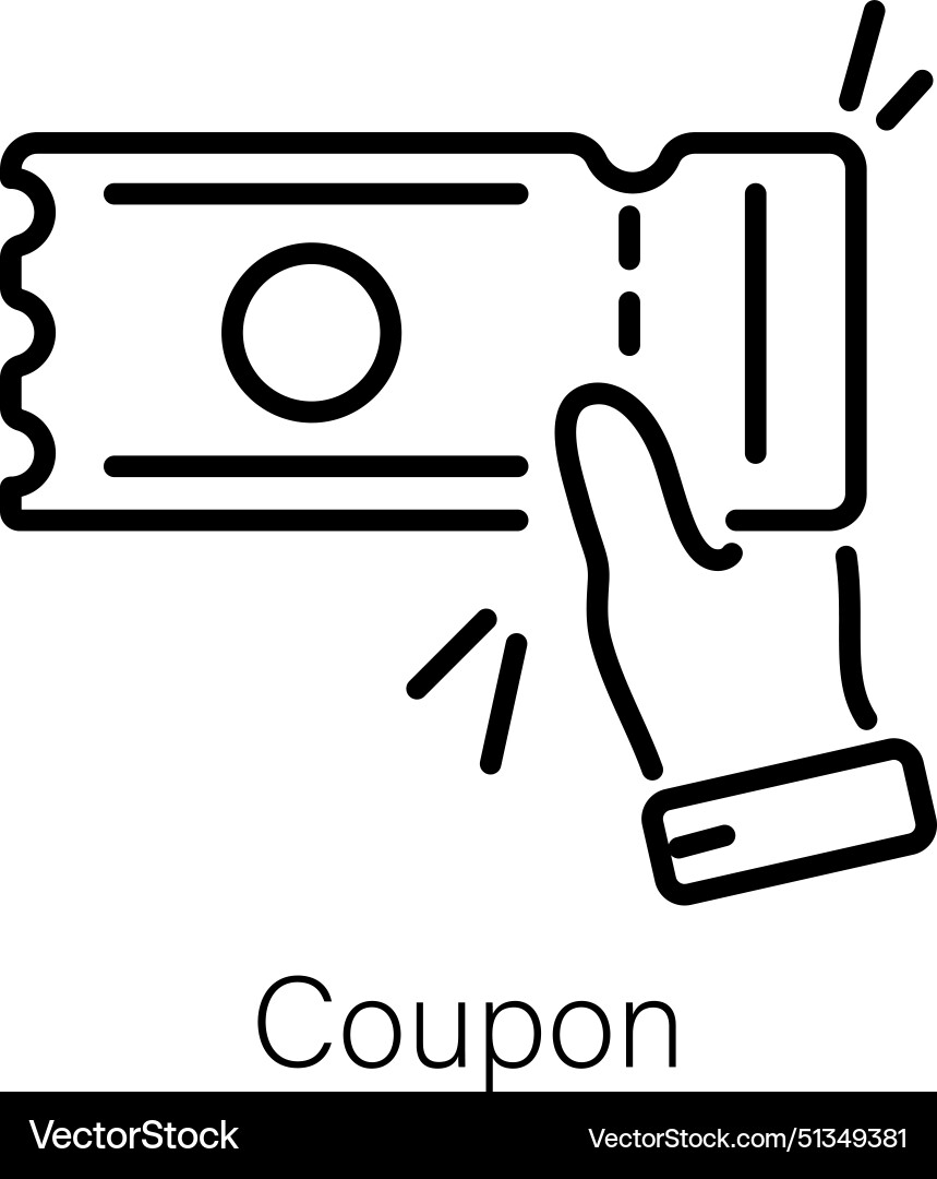 Coupon Royalty Free Vector Image - VectorStock