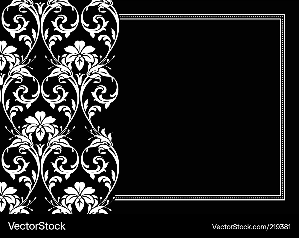 Flourish frame Royalty Free Vector Image - VectorStock
