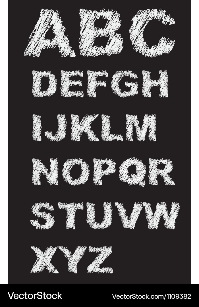 Alphabet Royalty Free Vector Image - VectorStock