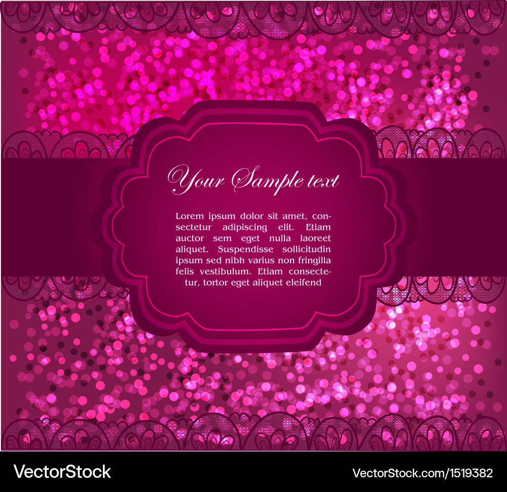 Beautiful greeting card Royalty Free Vector Image