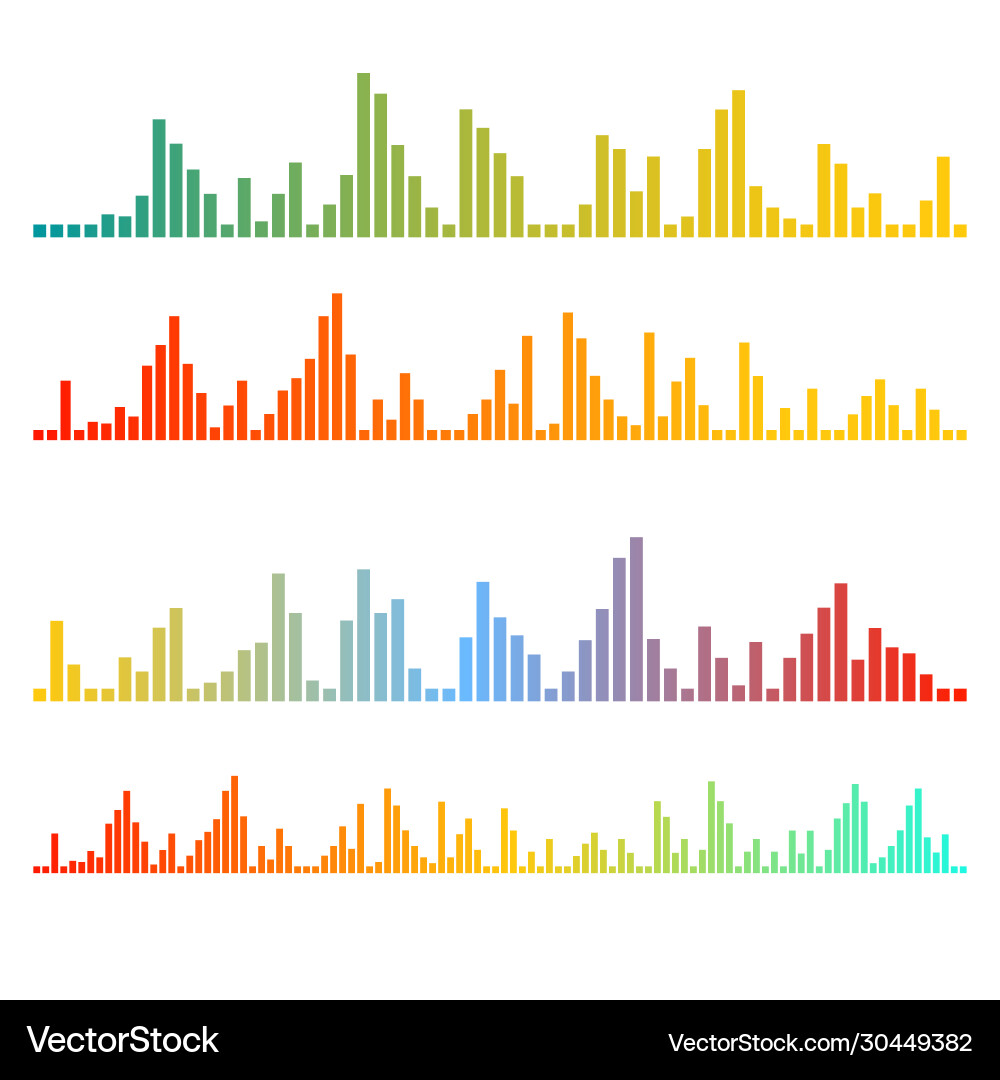 Music waves Royalty Free Vector Image - VectorStock