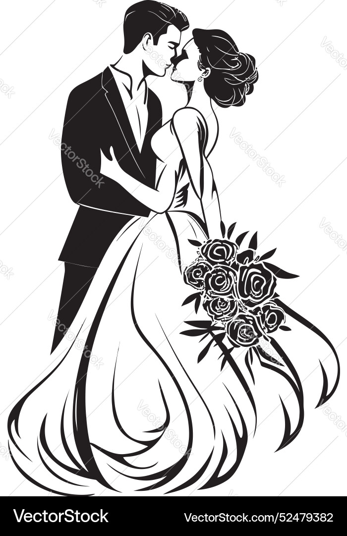 Unity knot iconic black logo design eternal joy Vector Image