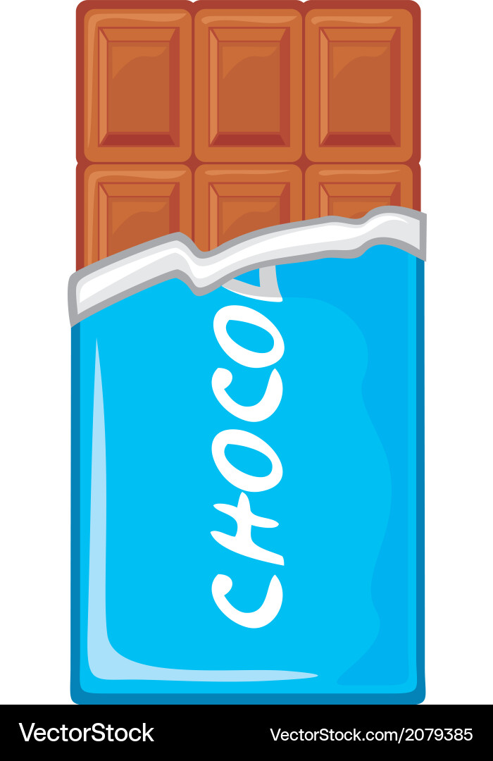 Chocolate bar Royalty Free Vector Image - VectorStock