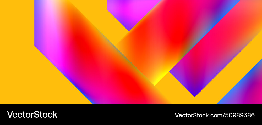 A colorful abstract background with yellow Vector Image