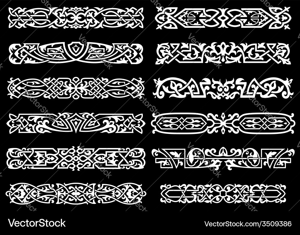 Intricate Celtic Knotwork Royalty Free Vector Image