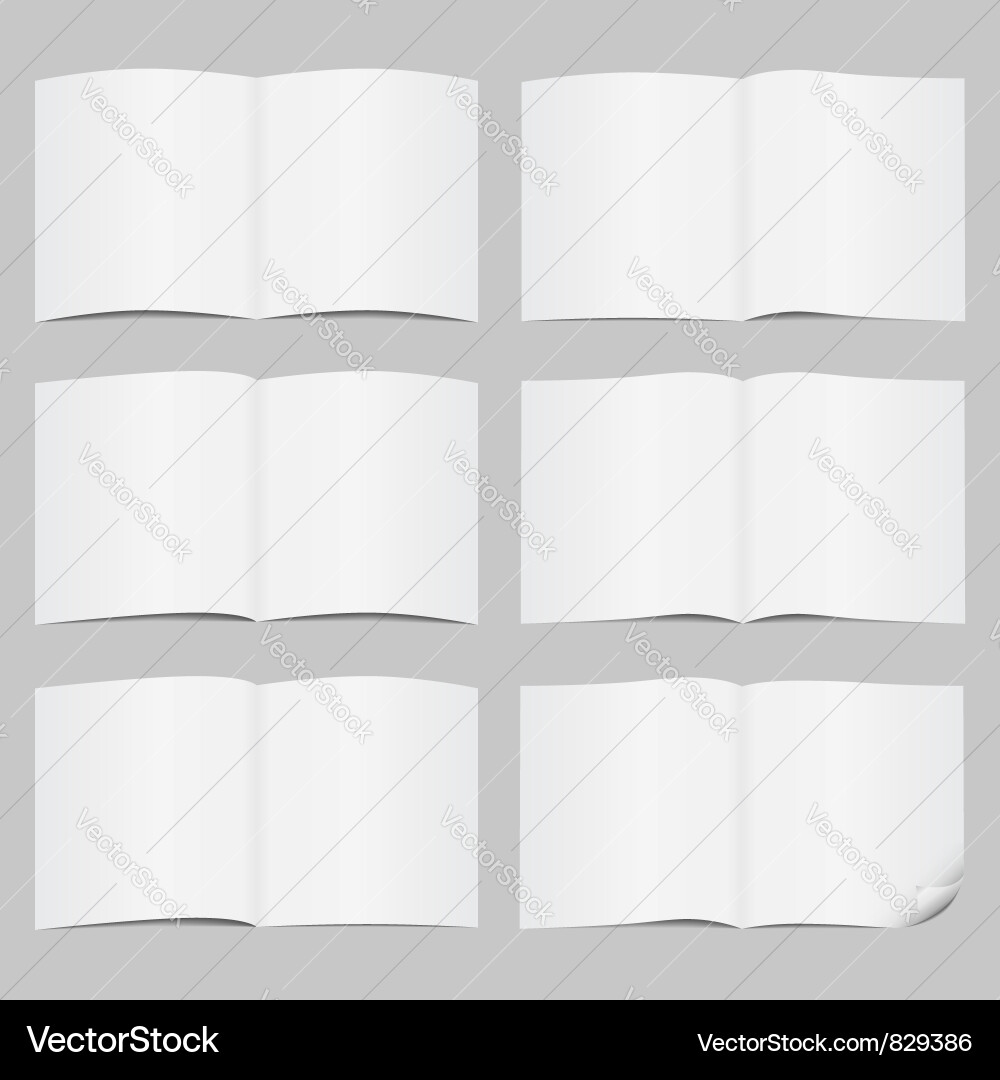 Open pages Royalty Free Vector Image - VectorStock