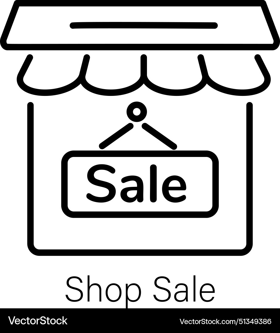 Shop sale Royalty Free Vector Image - VectorStock