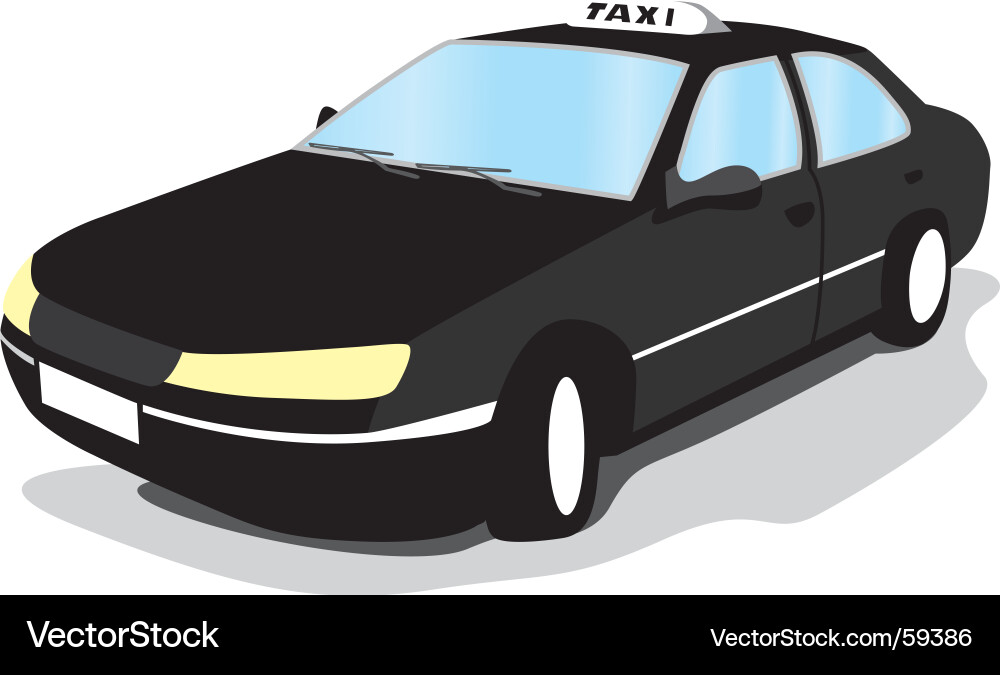 Taxi Royalty Free Vector Image - VectorStock