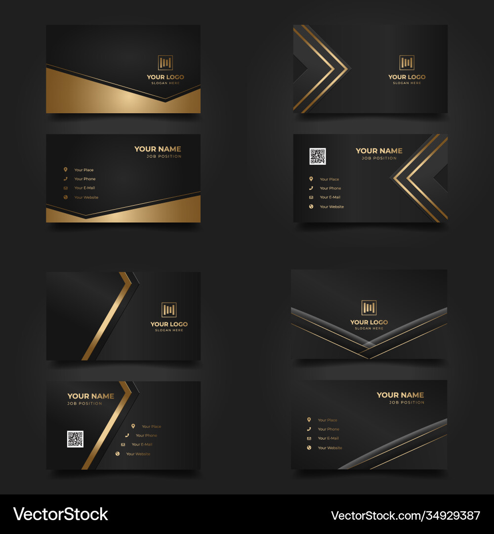 Print business card template Royalty Free Vector Image