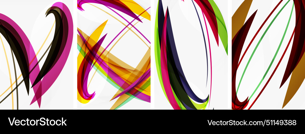 A bunch of colorful letters on white background Vector Image